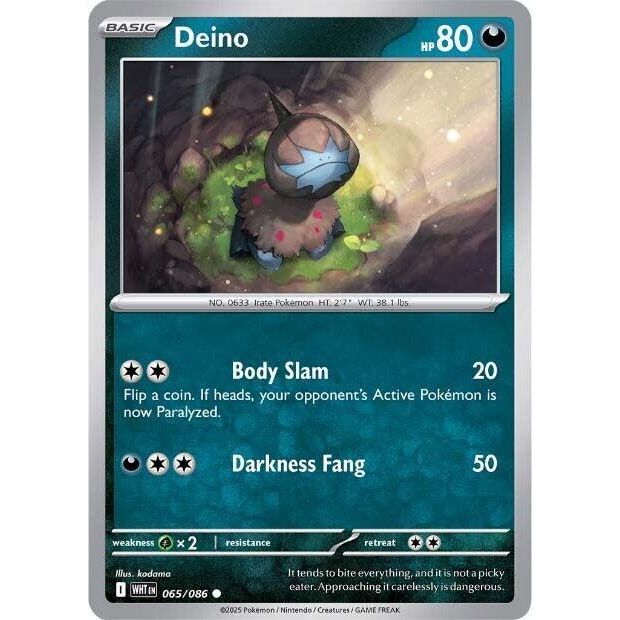 Deino [WHT - 065/086] — Premium Sports Cards
